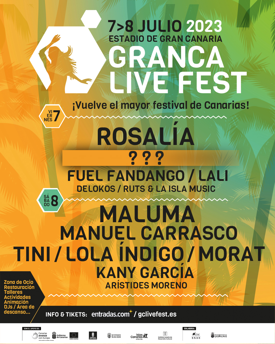 Rosalía y Maluma, en la nueva edición del GranCa Live Fest 2023