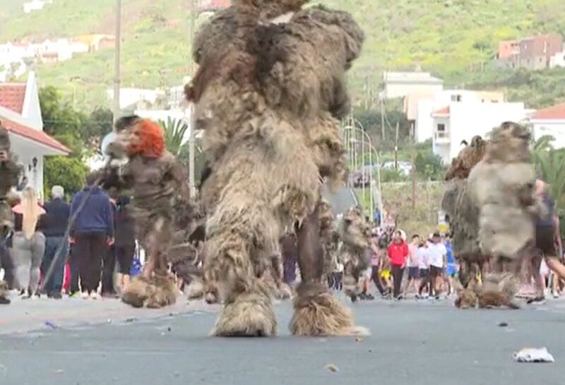 Los carneros de El Hierro se despiden del Carnaval
