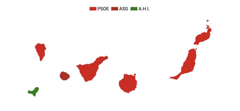 La lista completa de los senadores de Canarias tras el 23J La lista completa de los senadores de Canarias tras el 23J