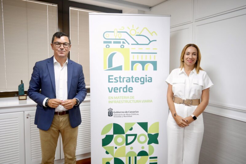 Canarias presenta un plan para tener carreteras verdes sostenibles