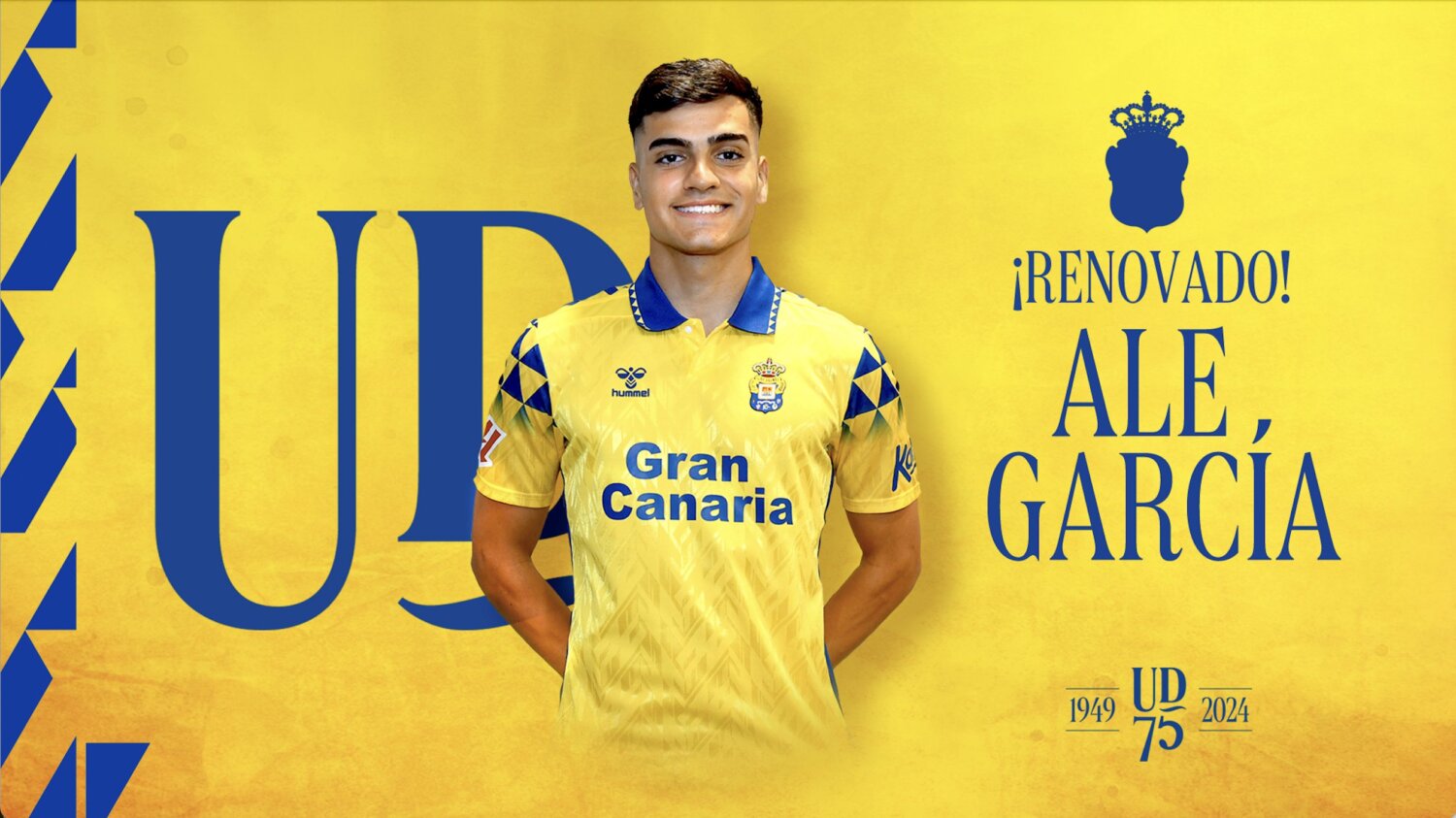 La UD Las Palmas ficha a Ale García hasta el 2027