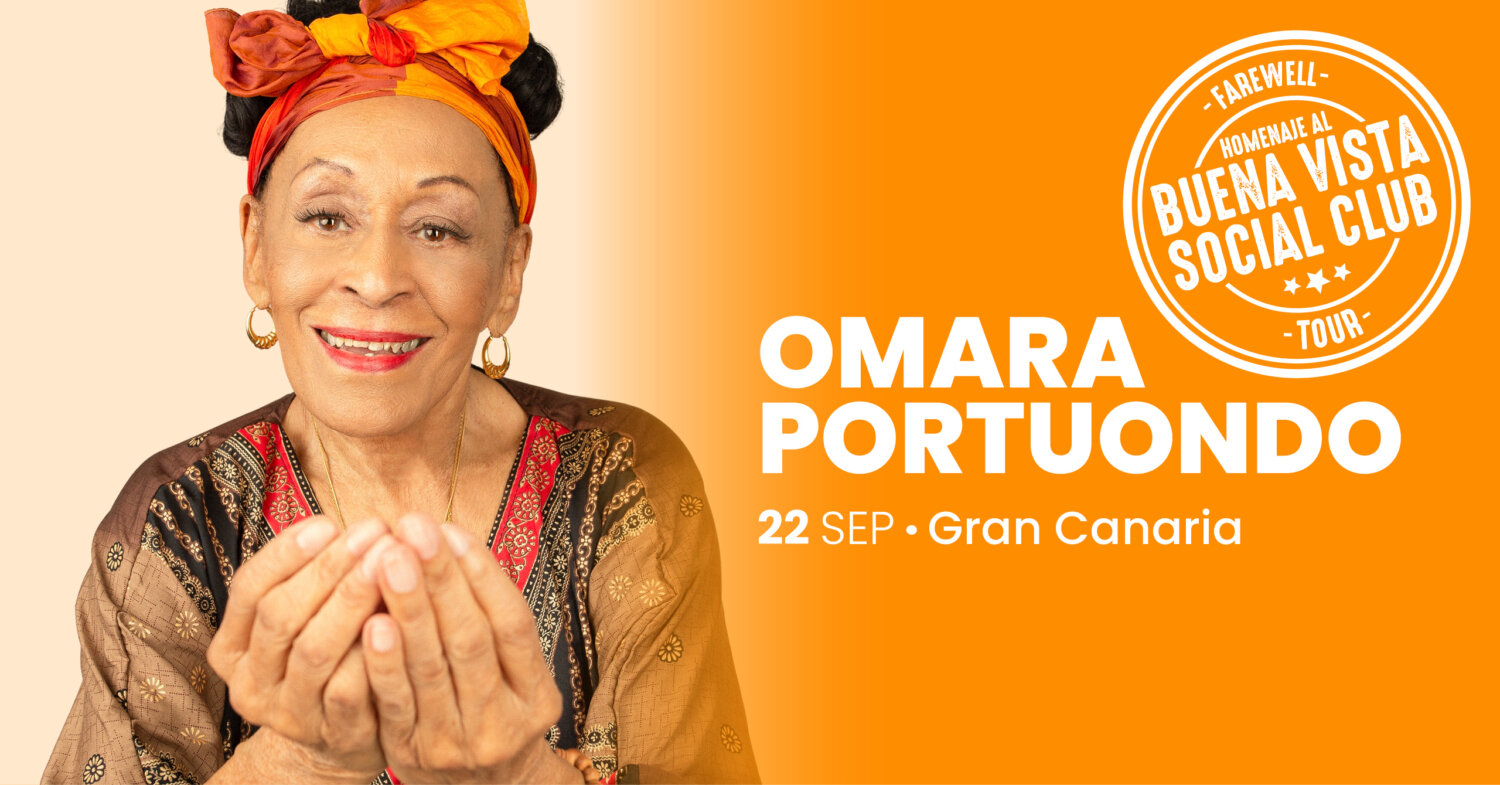La legendaria Omara Portuondo el domingo en el Alfredo Kraus