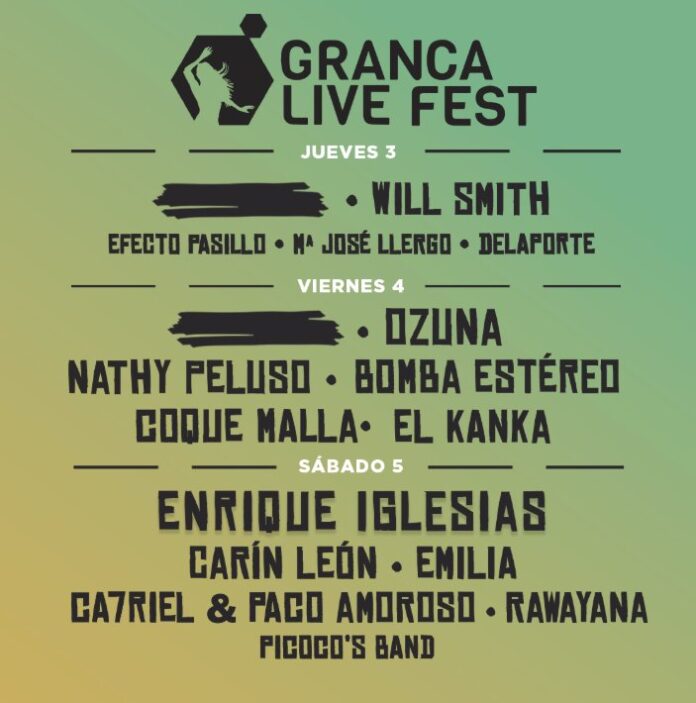 Artistas confirmados para el Granca Live Fest 2025