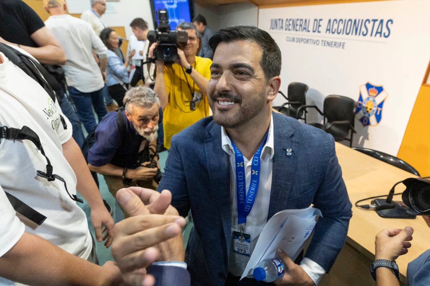 Rayco García, consejero y segundo máximo accionista del CD Tenerife ...